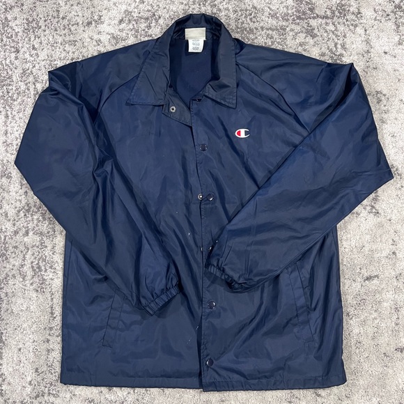 Champion | Jackets & Coats | Navy Blue Champion Jacket | Poshmark